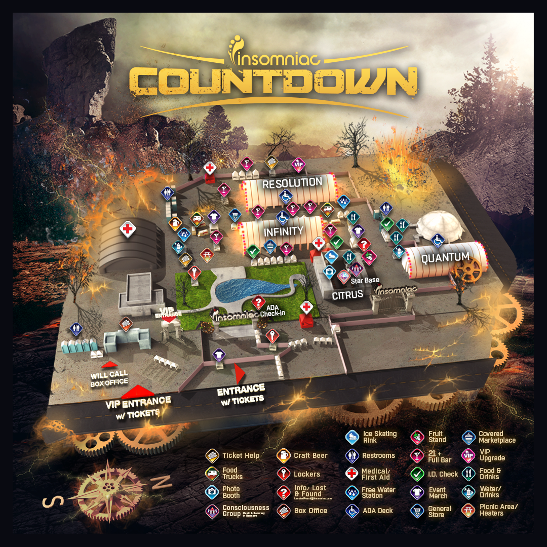Countdown 2015 | Stage Lineups, Festival Map, & More! | EDM Identity