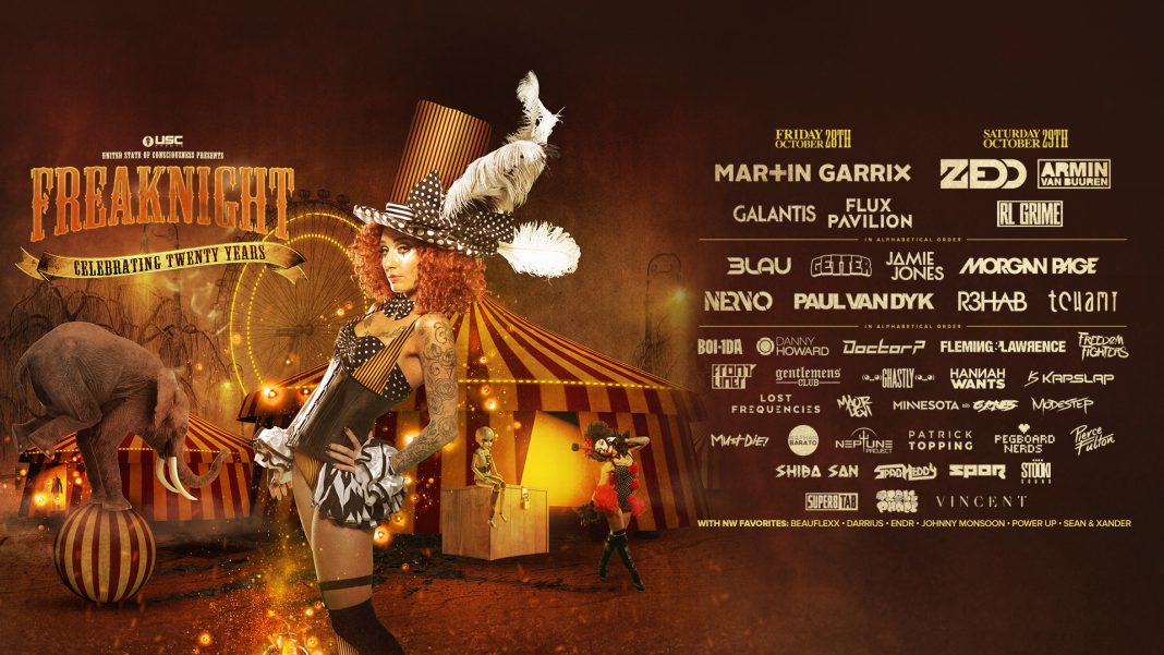 FreakNight 2016 | Full Lineup Announced | EDM Identity