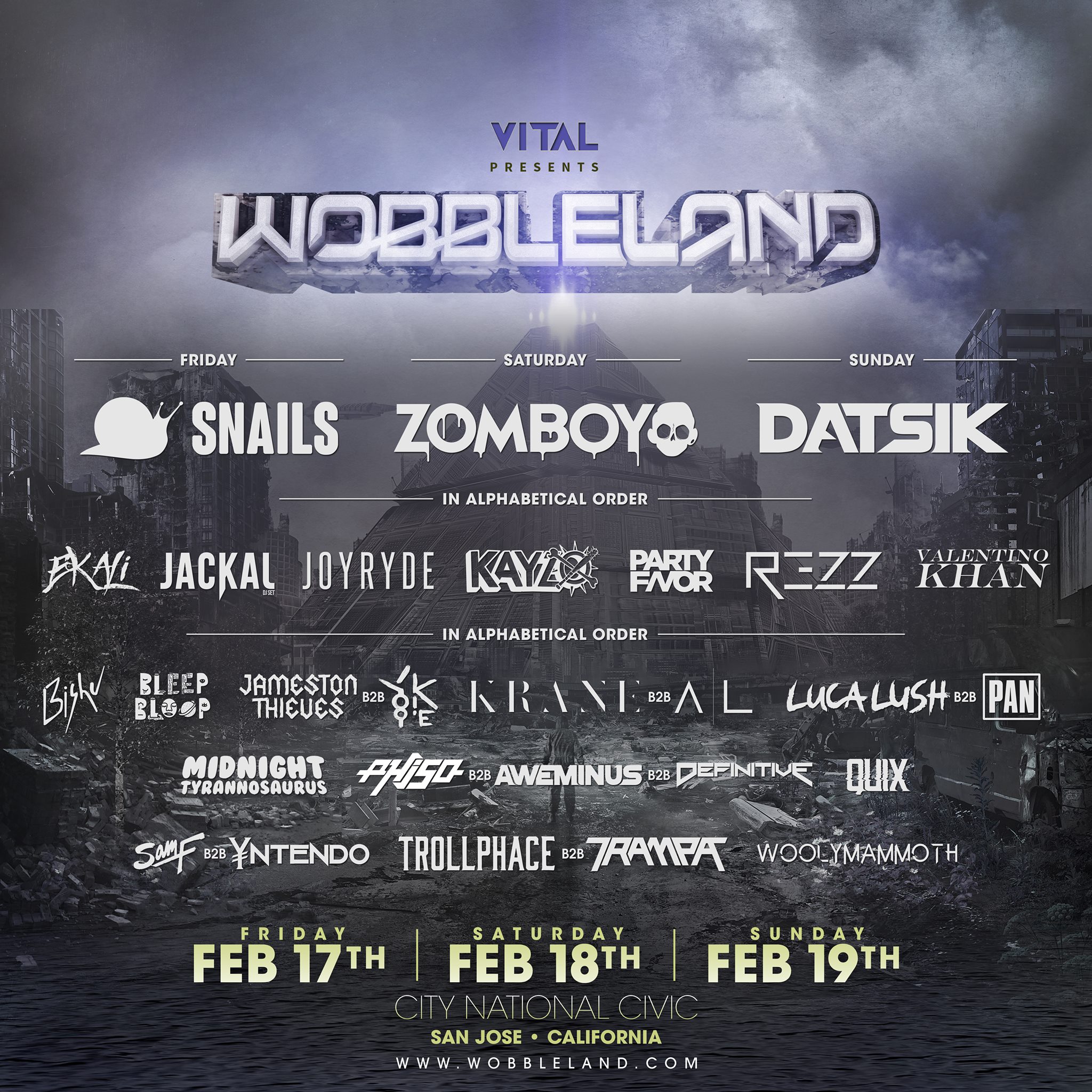 Wobbleland 2017 | Full Lineup Announcement! | EDM Identity