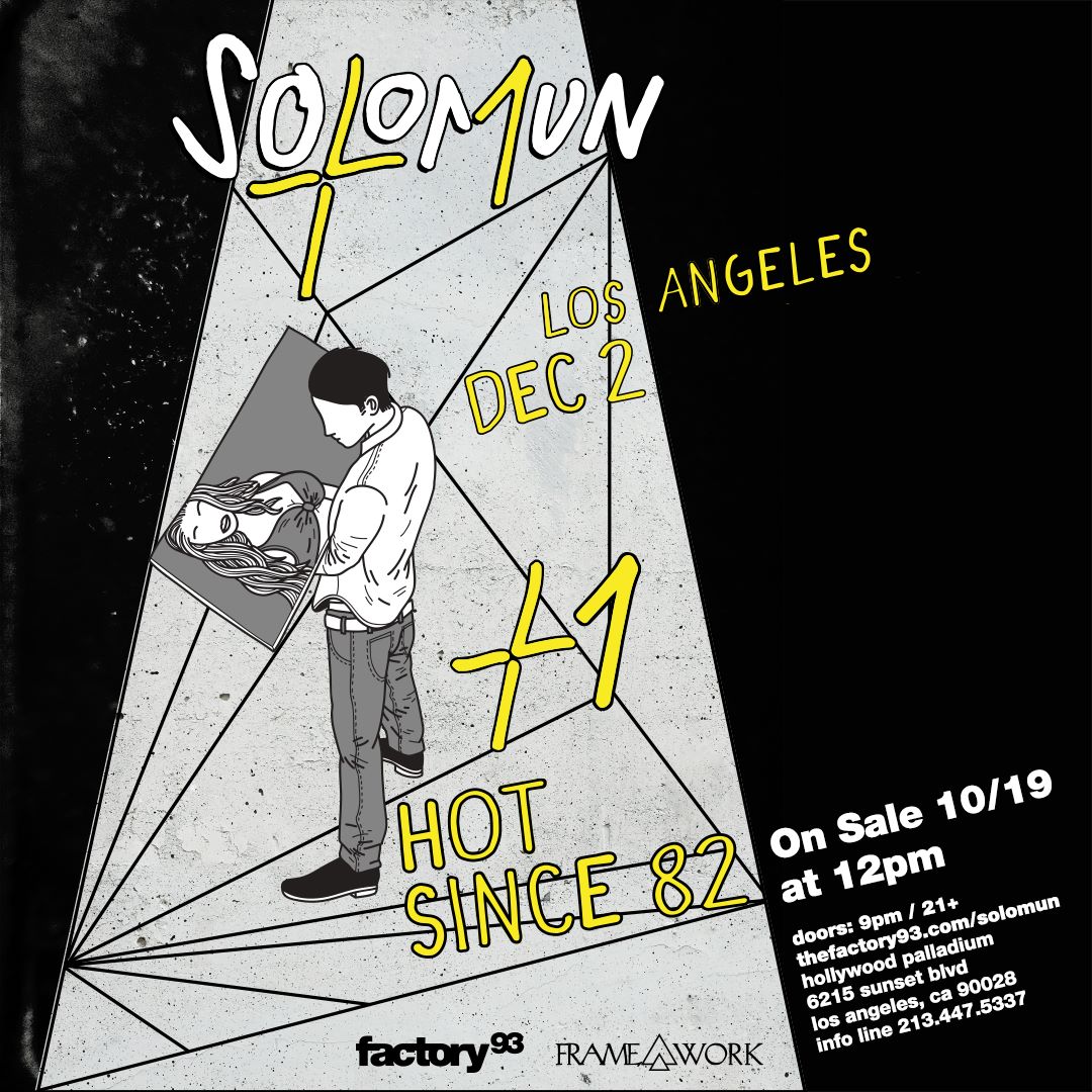 Factory 93 & Framework Present: Solomun +1 w/ Hot Since 82 | Preview | EDM Identity