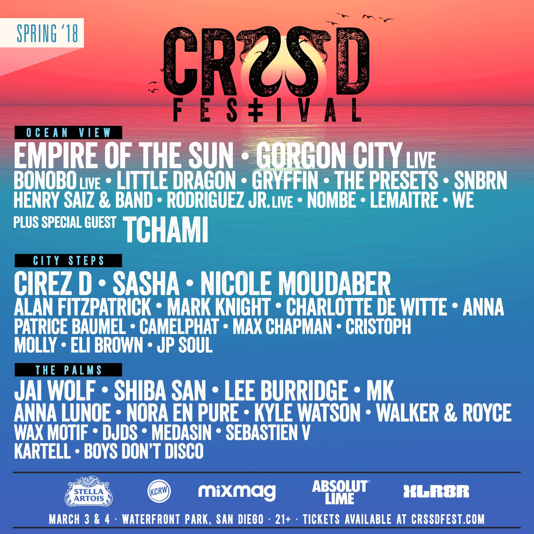 FNGRS CRSSD Announces Initial Lineup For CRSSD Festival Spring 2018 ...