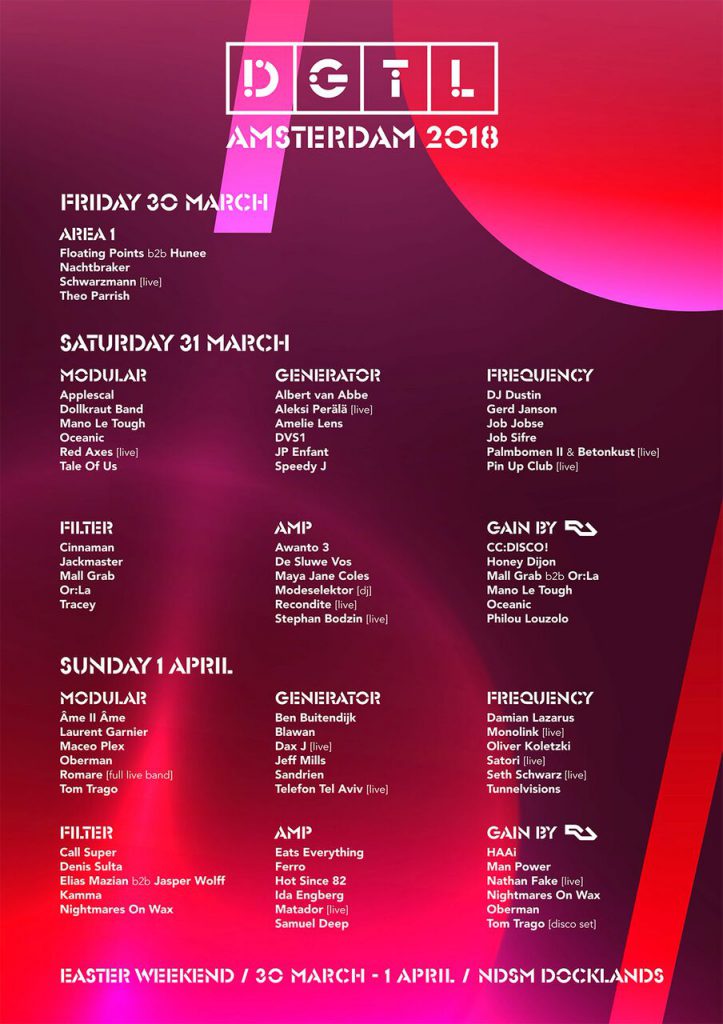 DGTL Amsterdam Unveils Arsenal of Stages For Their 2018 Celebration ...