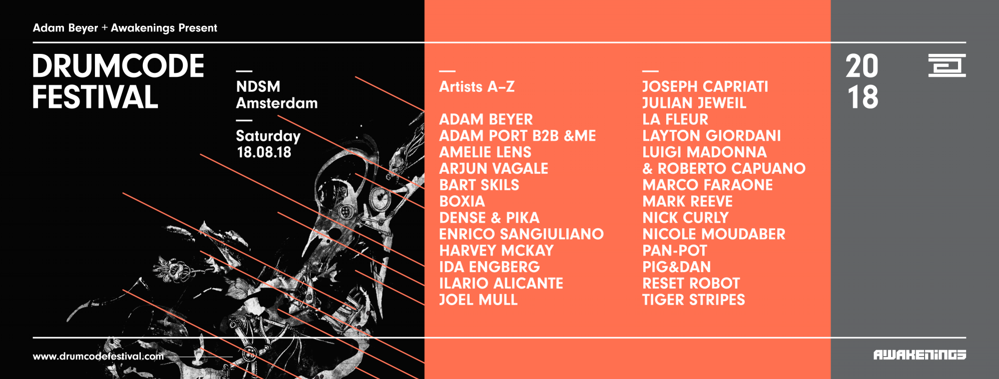 Drumcode Festival Releases Lineup For Inaugural Edition | EDM Identity