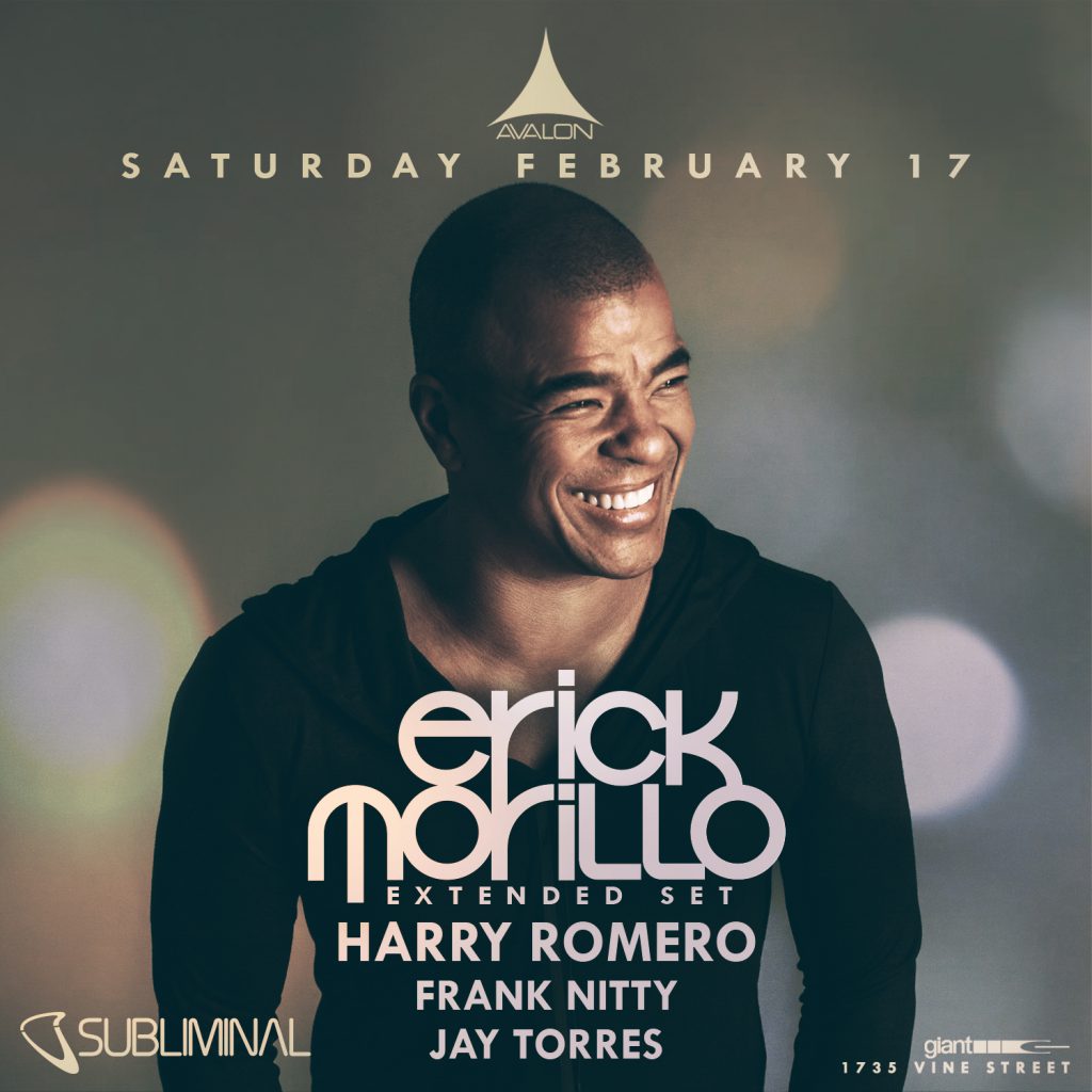 Win Tickets To Catch Erick Morillo's Extended Set At Avalon Hollywood ...
