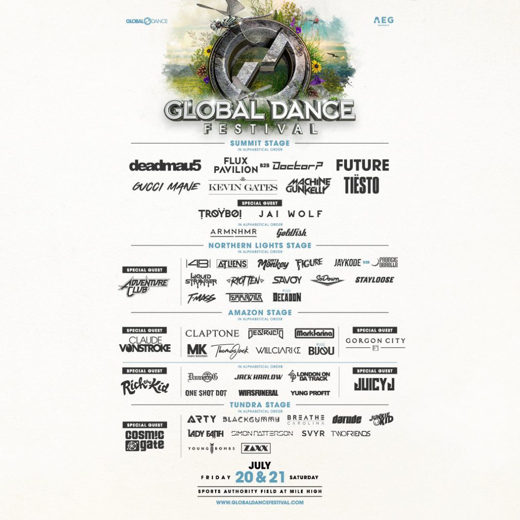 Global Dance Festival Releases Full Lineup For 2018 Edition! | EDM Identity