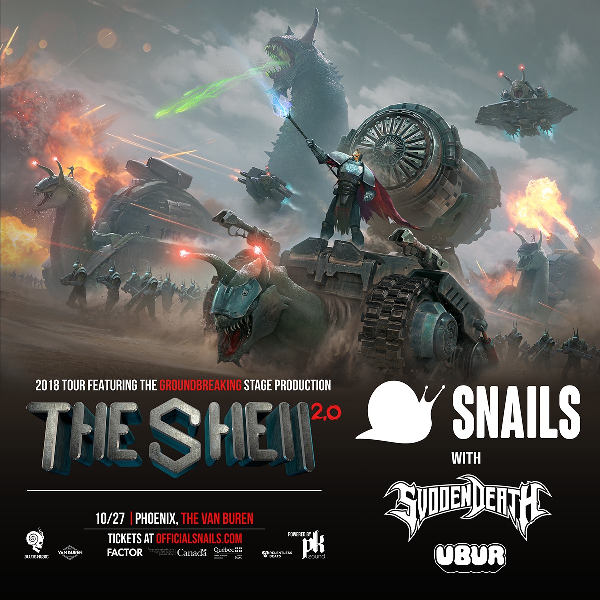Snails is Set to Roll Through Phoenix on The Shell Tour 2.0 | EDM Identity