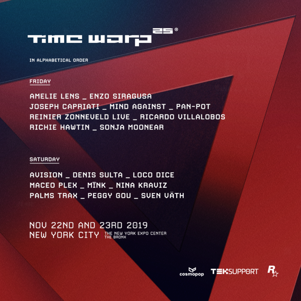 Time Warp Drops A Stunning Lineup For NYC Edition | EDM Identity