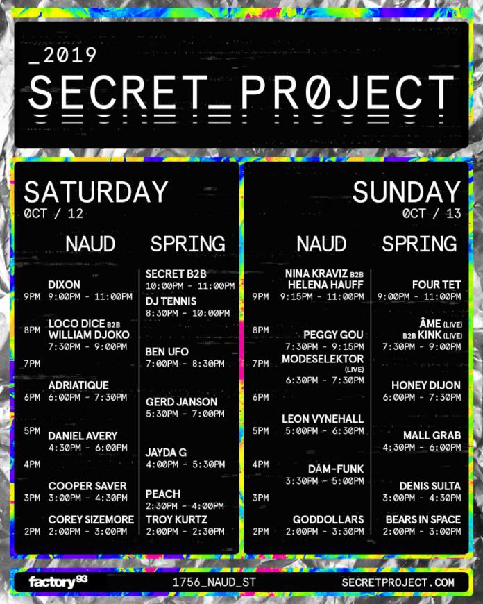 Secret Project 2019 Set Times, Map, & Essential Info | EDM Identity