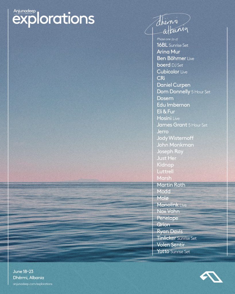 Anjunadeep Explorations Unveils Initial Lineup for 2020 Edition | EDM Identity