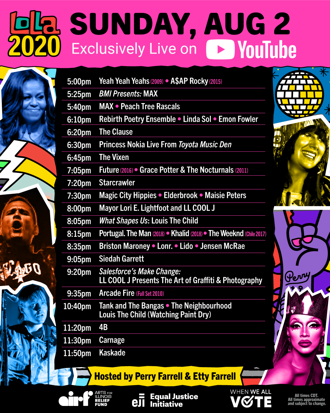 Lollapalooza Releases Schedule For Lolla2020 [Watch Inside] | EDM Identity