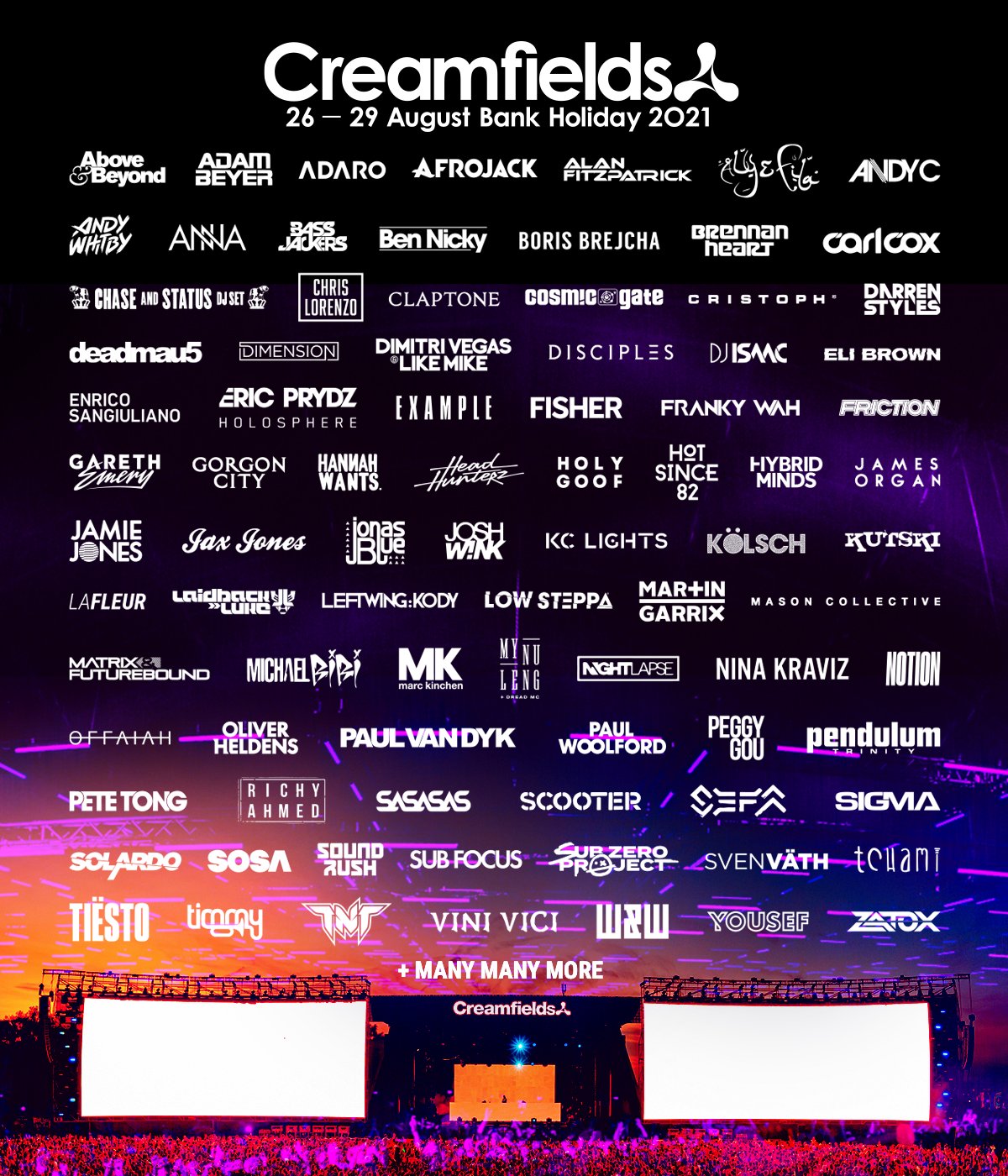 Creamfields Adds Even More Artists to 2021 Lineup | EDM Identity