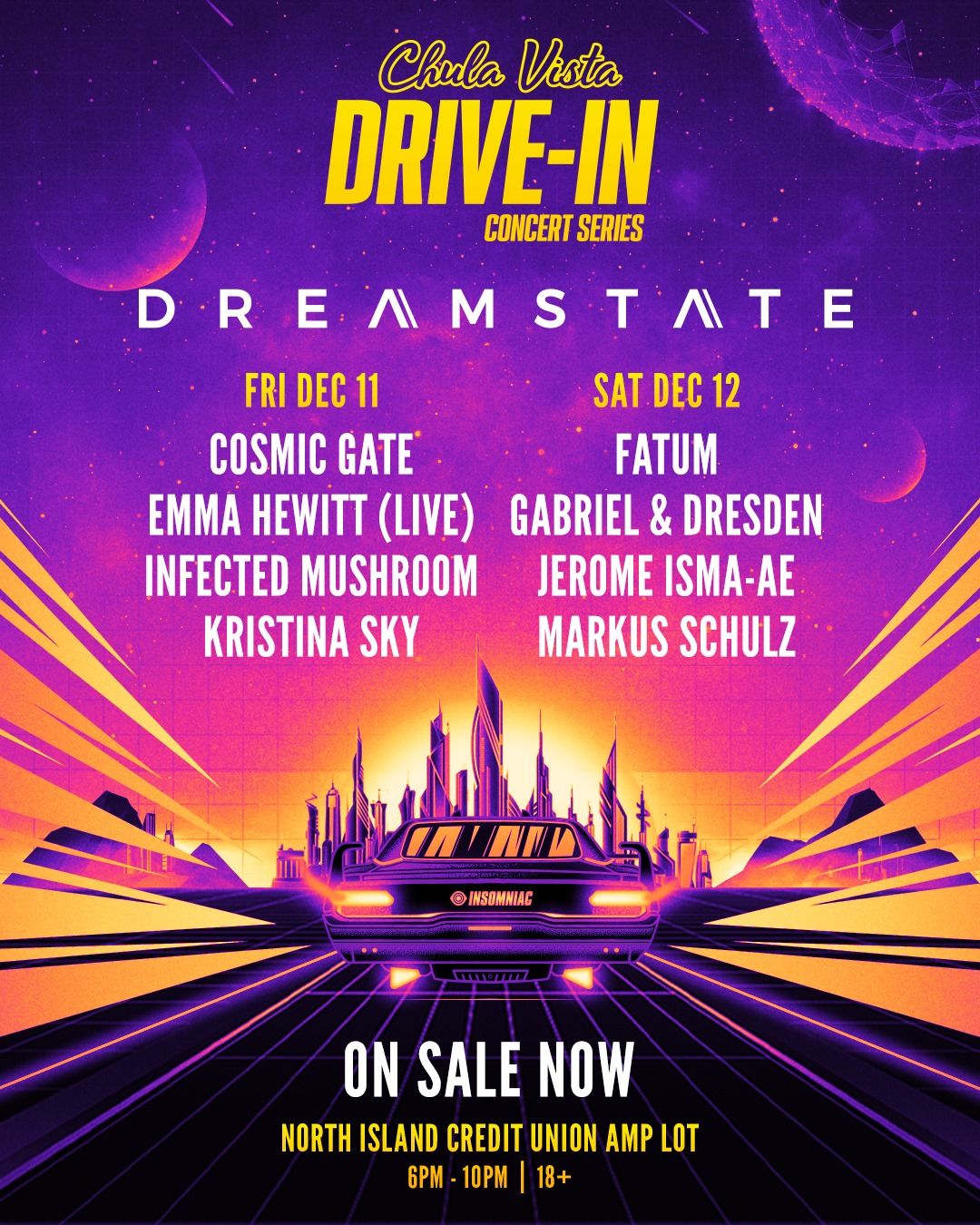 Dreamstate Announces Showcase at Chula Vista Drive-In Concert Series ...