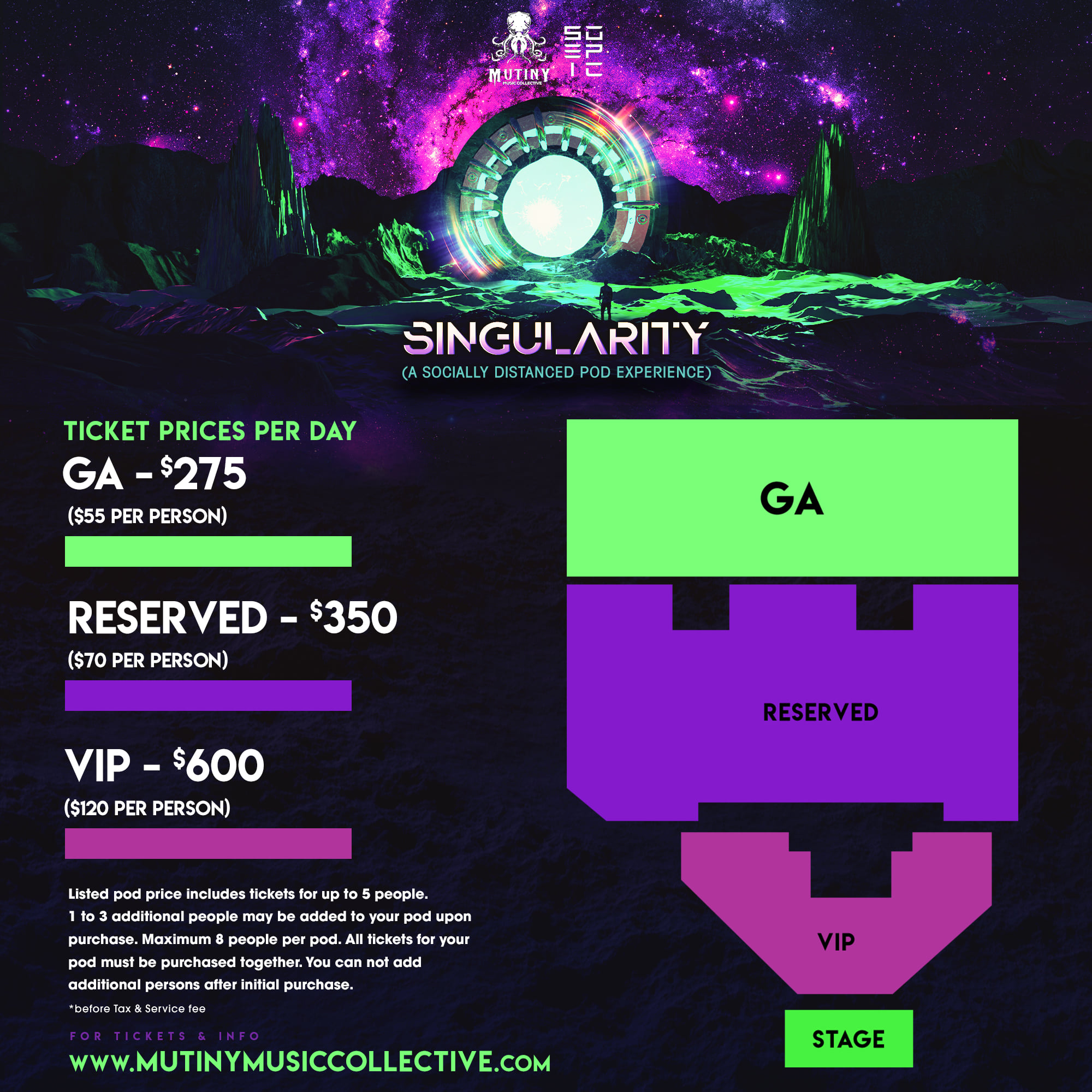 Mutiny Music Collective Drops Massive Lineup for Singularity Pod Event ...