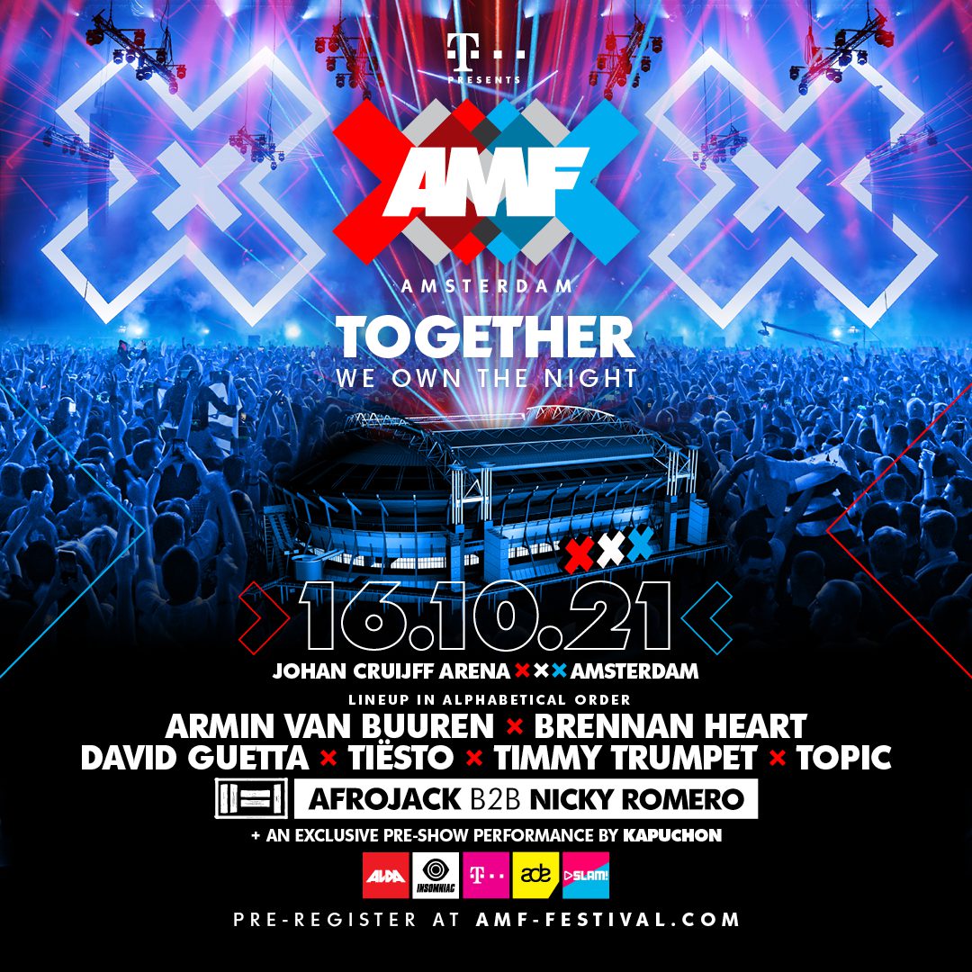 AMF Amsterdam Unveils Lineup For 2021 Edition | EDM Identity