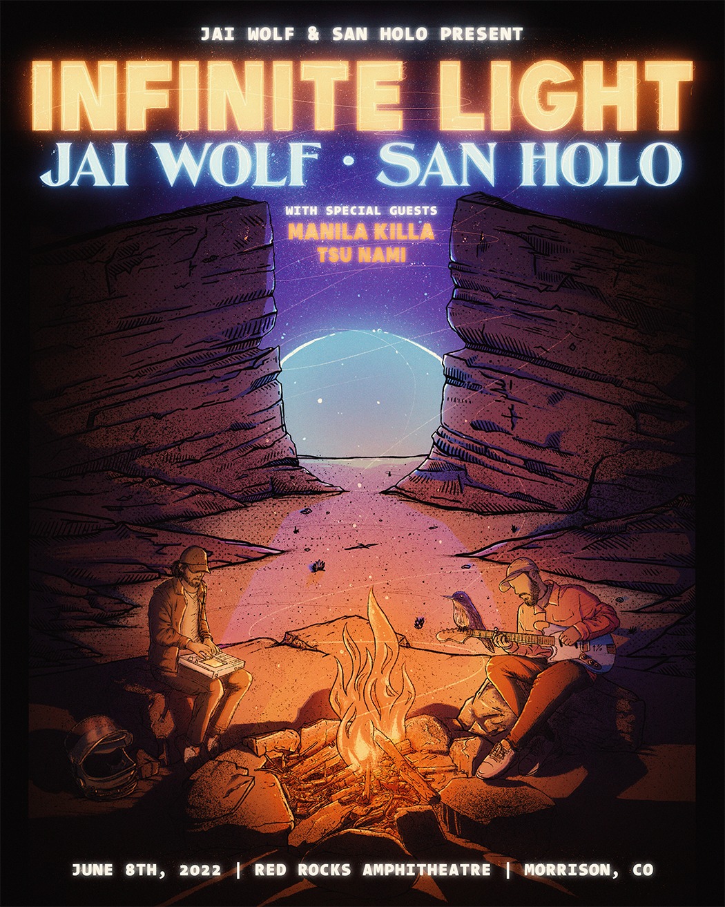 Jai Wolf and San Holo Announce Infinite Light at Red Rocks | EDM Identity