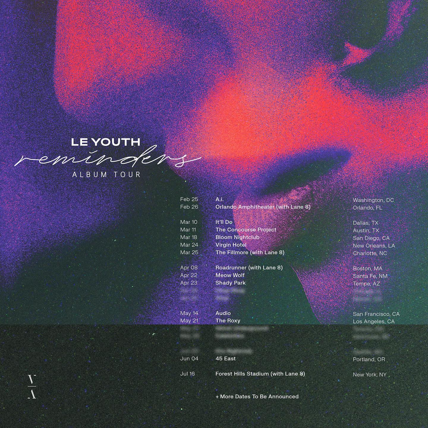Le Youth Announces Debut Album 'Reminders' And Forthcoming Tour | EDM ...