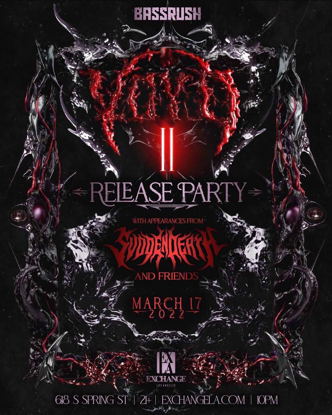 SVDDEN DEATH Announces 'VOYD II' and Release Party at Exchange LA | EDM ...