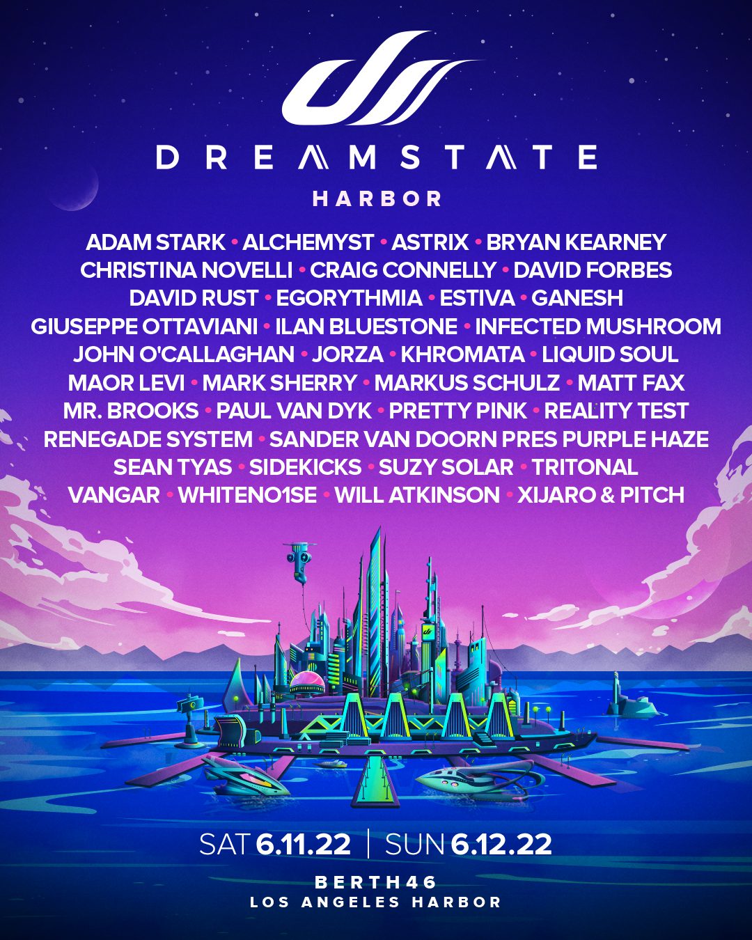Dreamstate Harbor Reveals Lineup For Debut Edition | EDM Identity