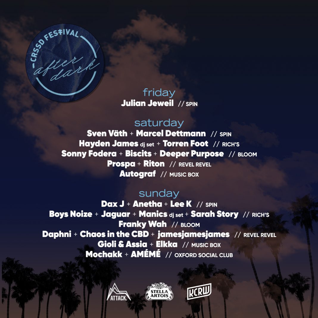 CRSSD Festival Fall 2022 Set Times, After Dark Parties, and Essential ...