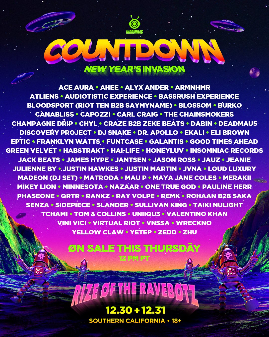The Lineup for Countdown NYE Has Landed | EDM Identity