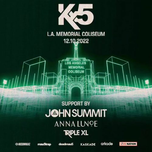 Kx5 Unveils New Single And Support Lineup For LA Coliseum Show | EDM Identity