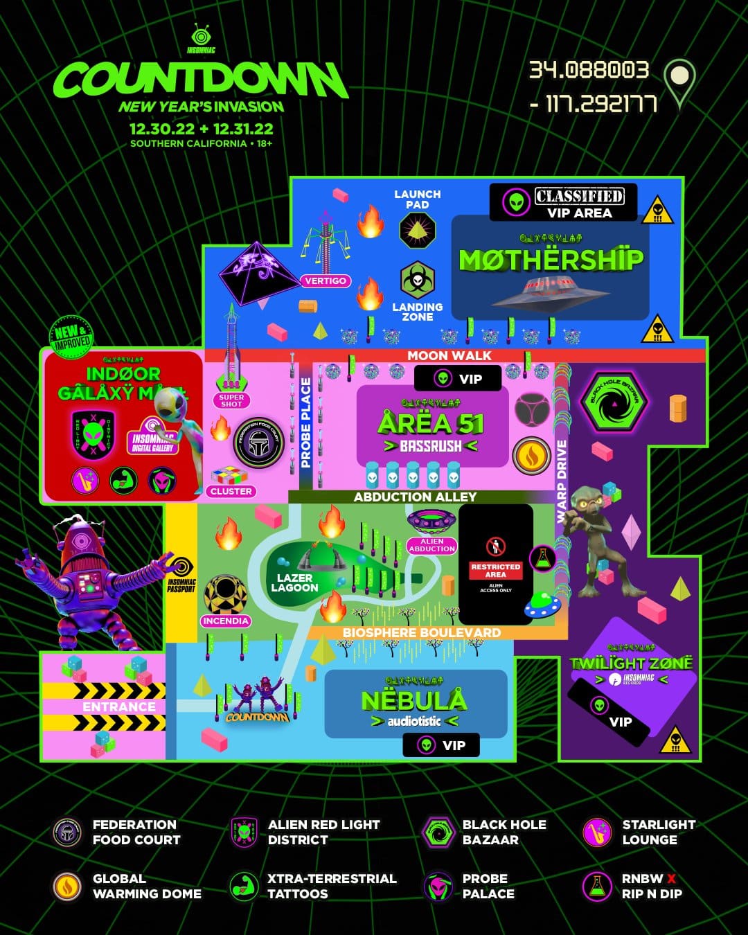 Countdown NYE 2022 Set Times, Festival Map, And Essential Info | EDM ...