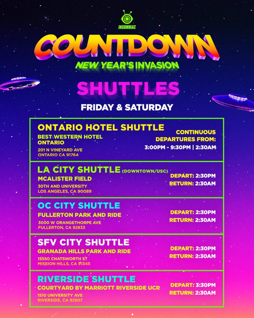 Countdown NYE 2022 Set Times, Festival Map, And Essential Info | EDM Identity