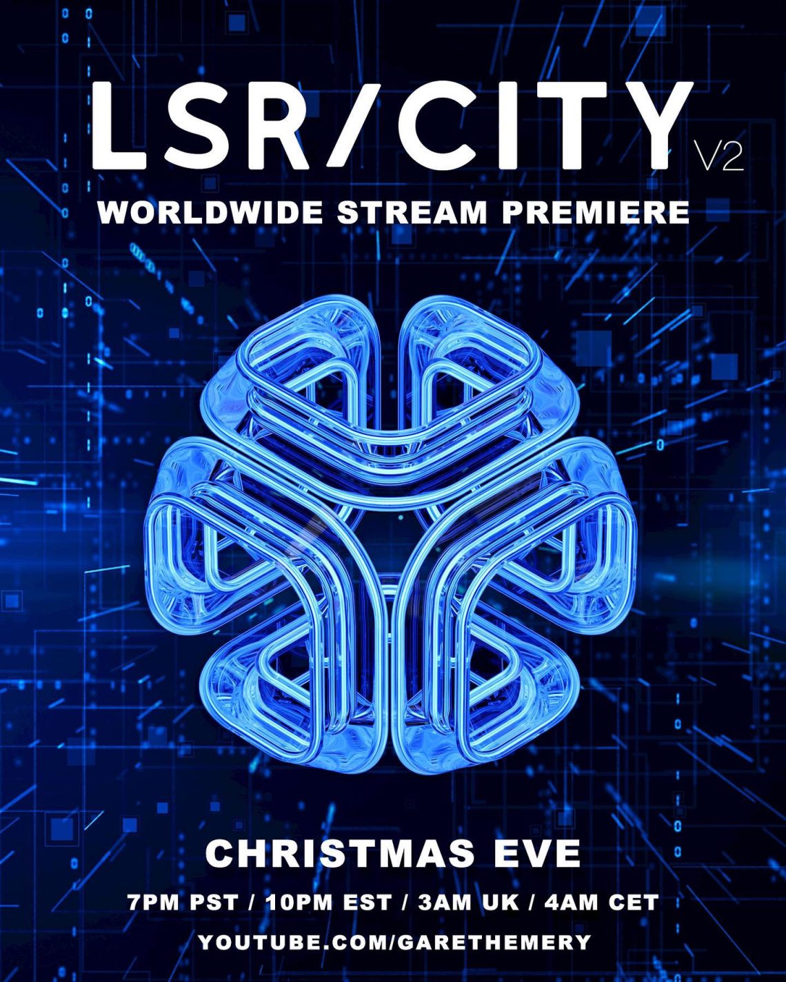 Gareth Emery Gives The Gift Of Lasers On Christmas Eve With 'LSR/CITY ...
