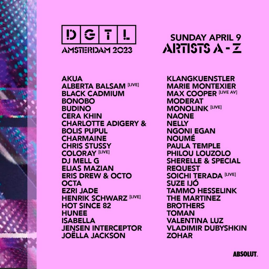 DGTL Amsterdam Drops Lineup for 2023 Edition | EDM Identity
