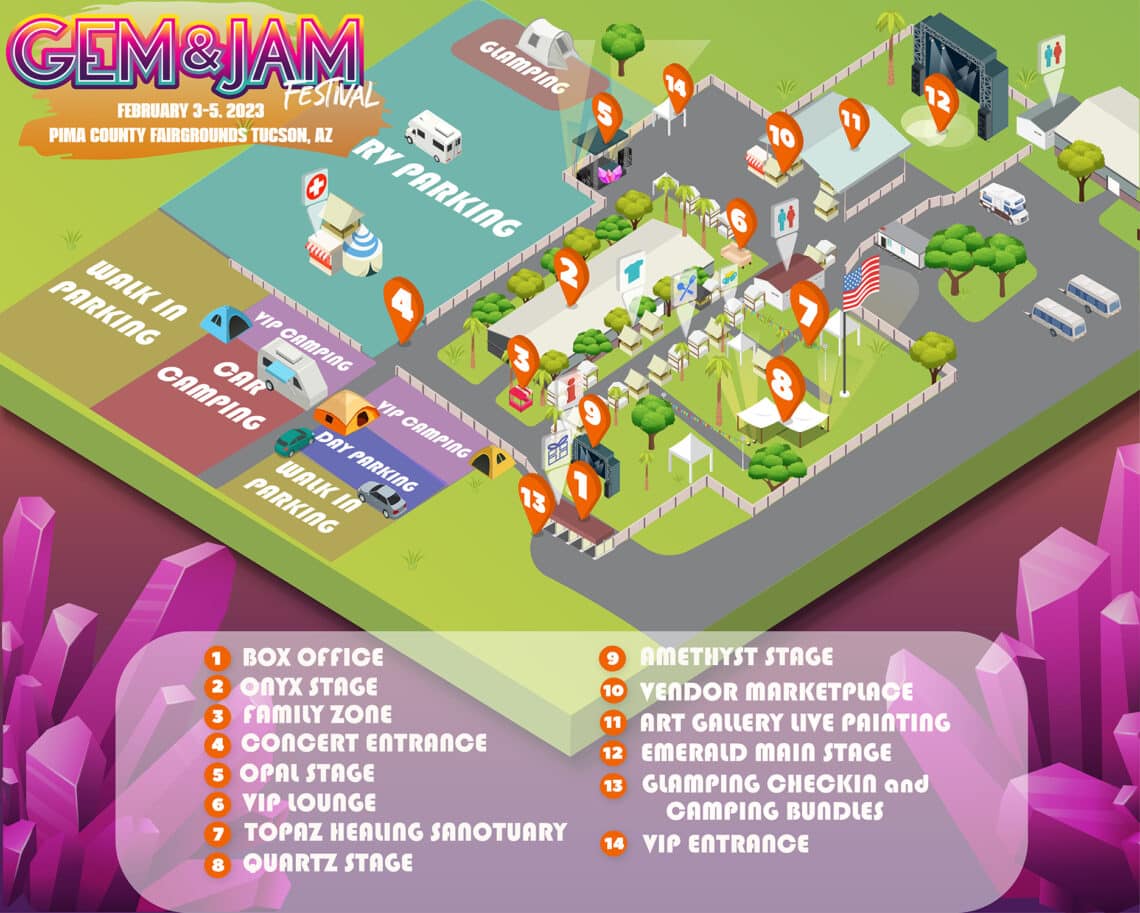 Gem & Jam 2023 Set Times and Essential Information | EDM Identity
