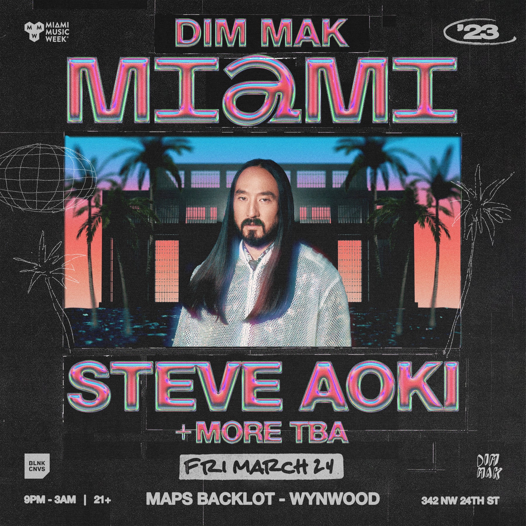Steve Aoki Announces 14th Annual DIM MAK Showcase During Miami Music ...