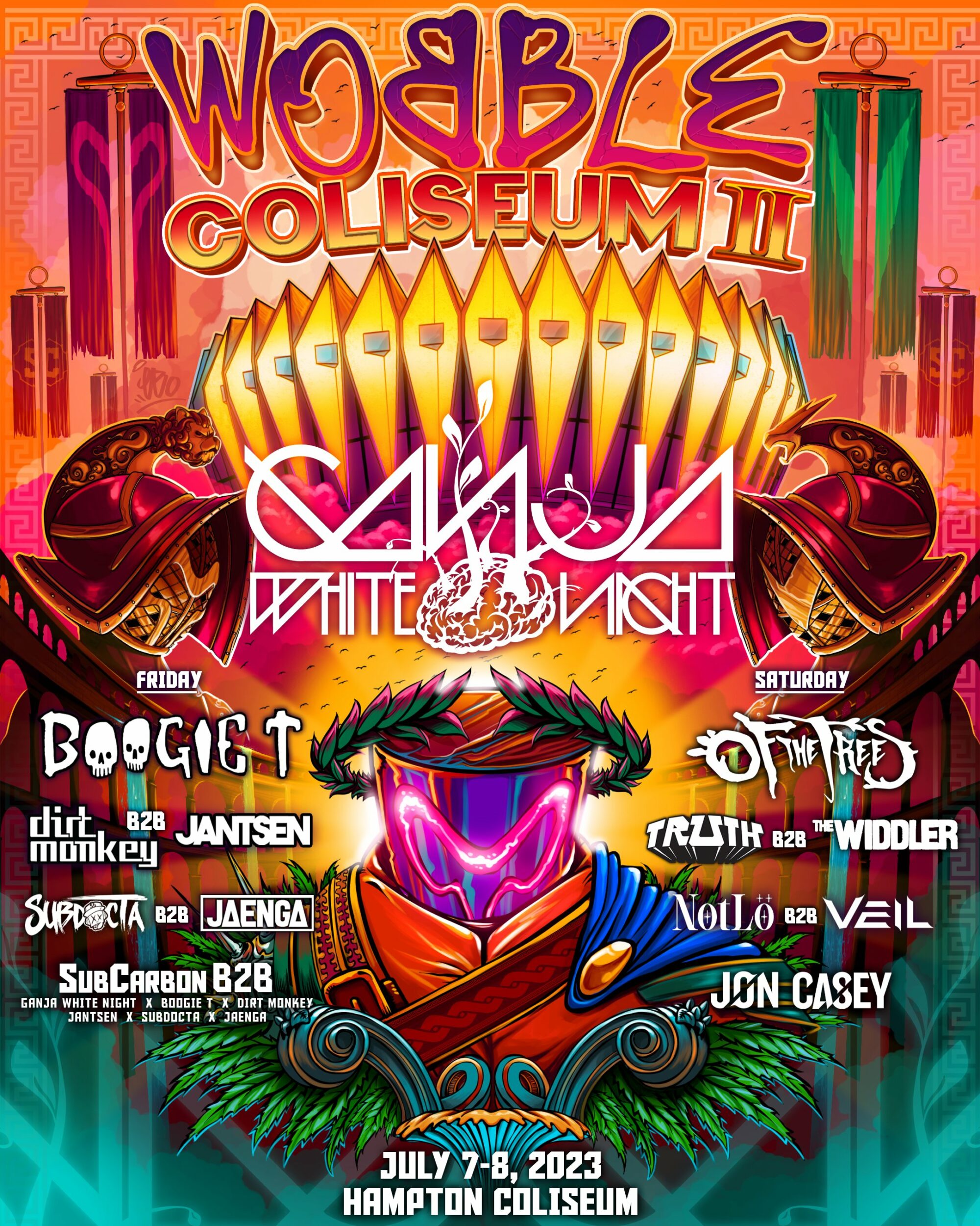 Ganja White Night Drops Off Lineup For Wobble Coliseum II | EDM Identity