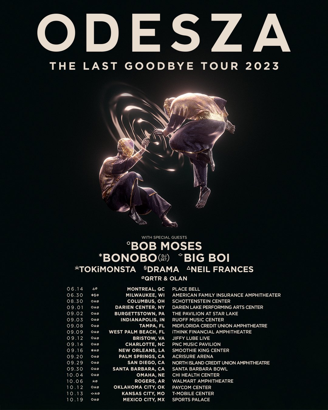 ODESZA Announces 2023 Dates For The Last Goodbye Tour | EDM Identity
