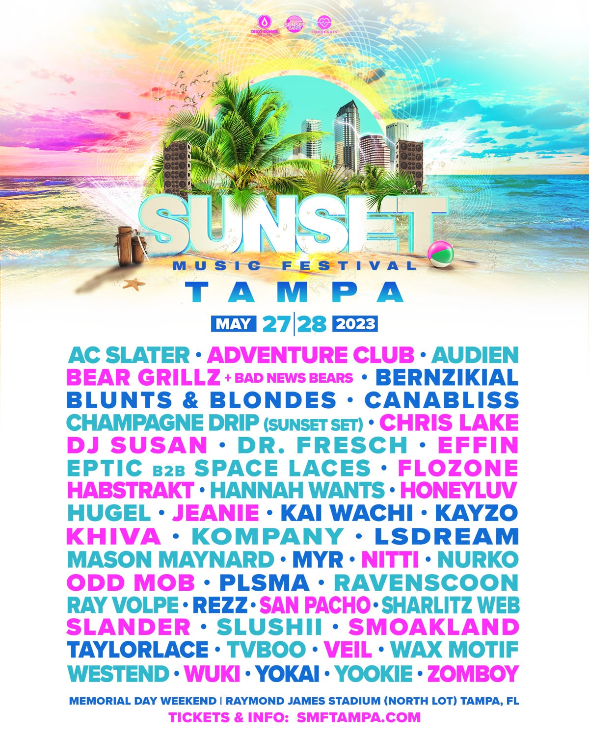 Sunset Music Festival Reveals Final Phase of 2023 Lineup | EDM Identity