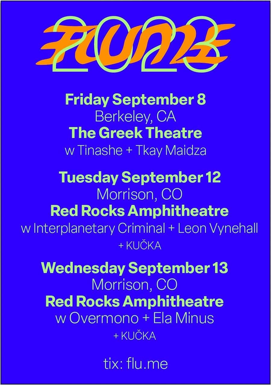 Flume Announces Upcoming Red Rocks And Bay Area Shows | EDM Identity