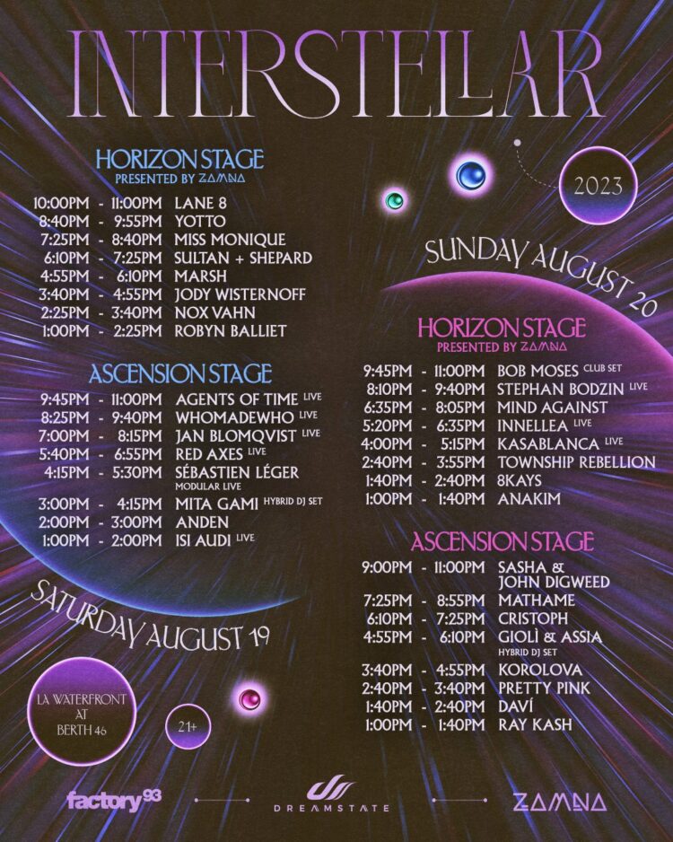 Interstellar 2023 Set Times, Festival Map, and Essential Info | EDM ...