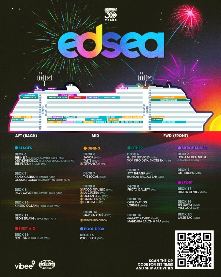EDSea 2024 Set Times, Activities Schedule, And Essential Info | EDM Identity