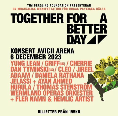 Tim Bergling Foundation Announces Together For A Better Day 2023 | EDM ...