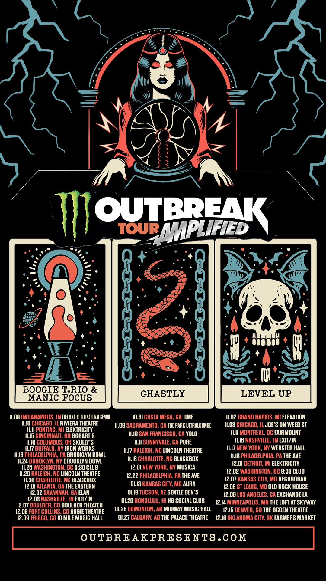 Ghastly, Level Up, and Boogie T.rio + Manic Focus to Embark on Monster ...