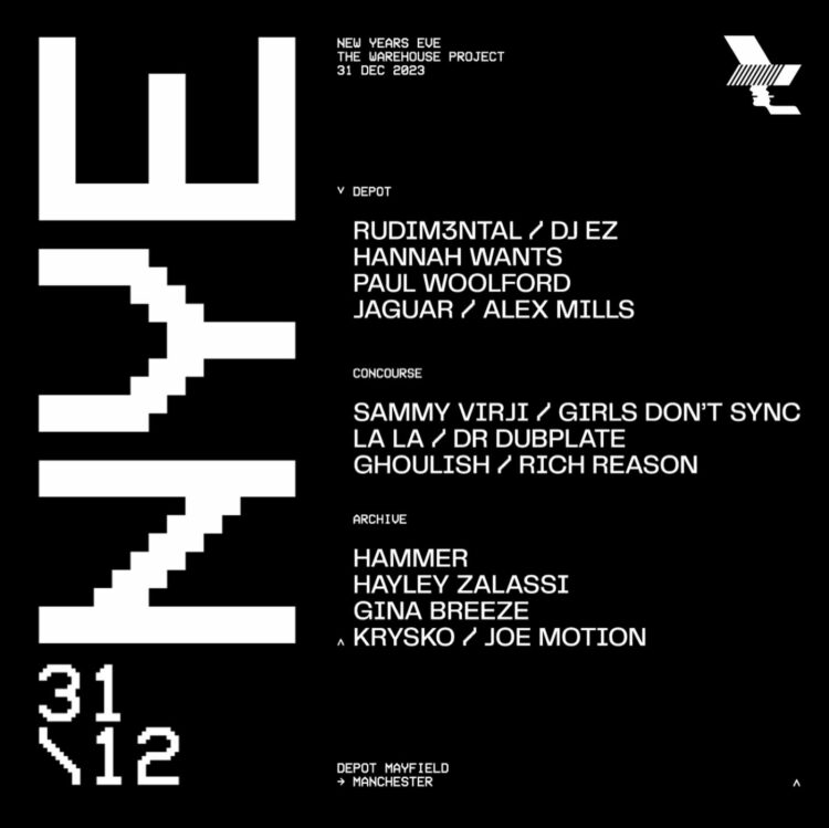 The Warehouse Project Drops Lineup For 2023 NYE Celebration | EDM Identity