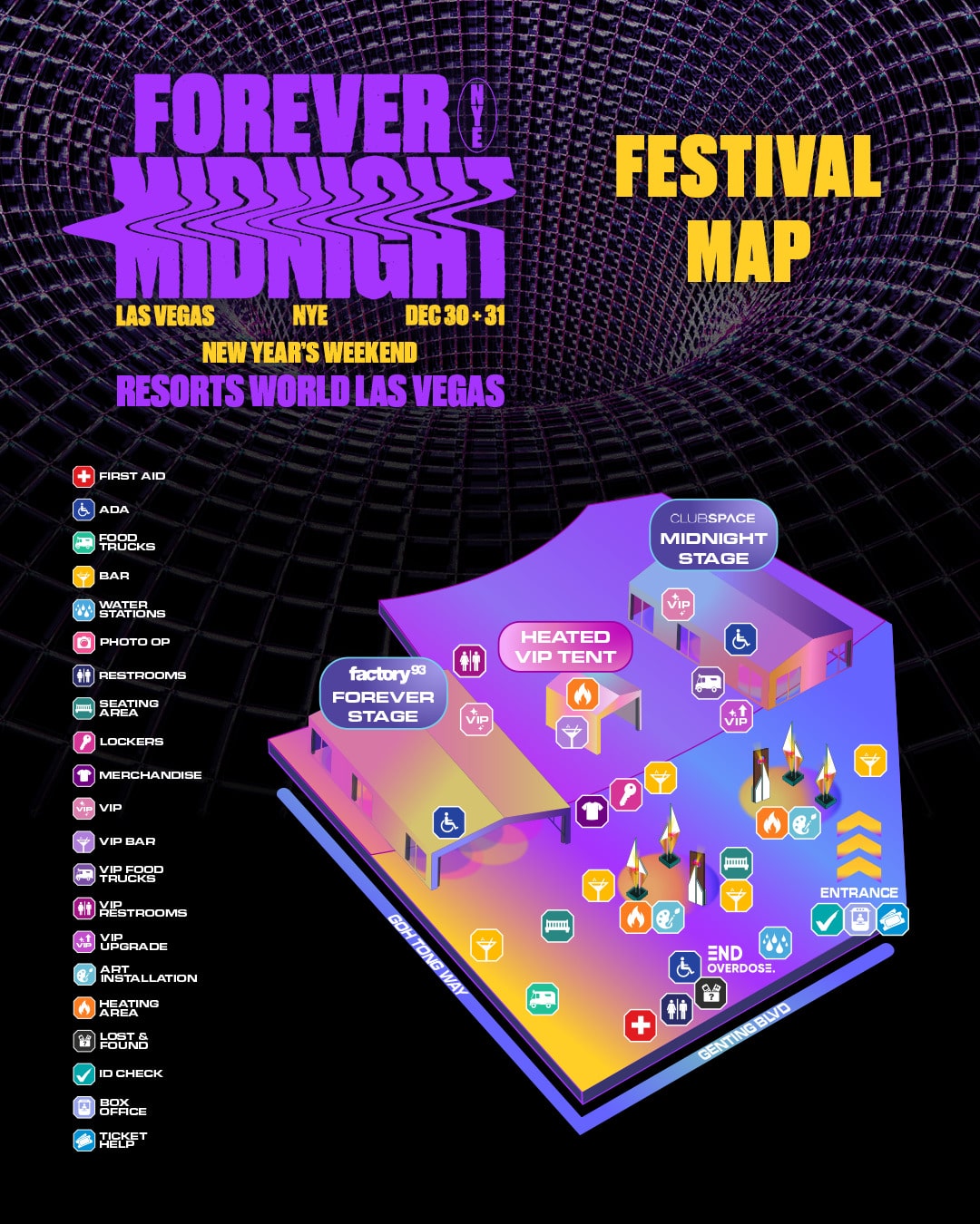 Forever Midnight Las Vegas 2023 Set Times And Essential Info | EDM Identity