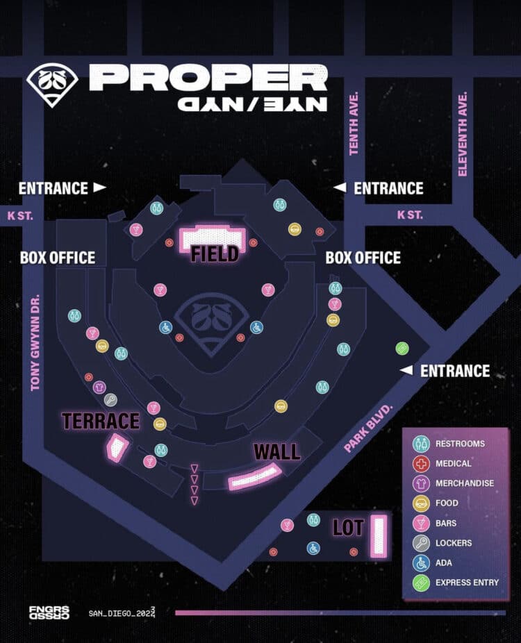 PROPER NYE/NYD 2023 Set Times And Essential Info | EDM Identity