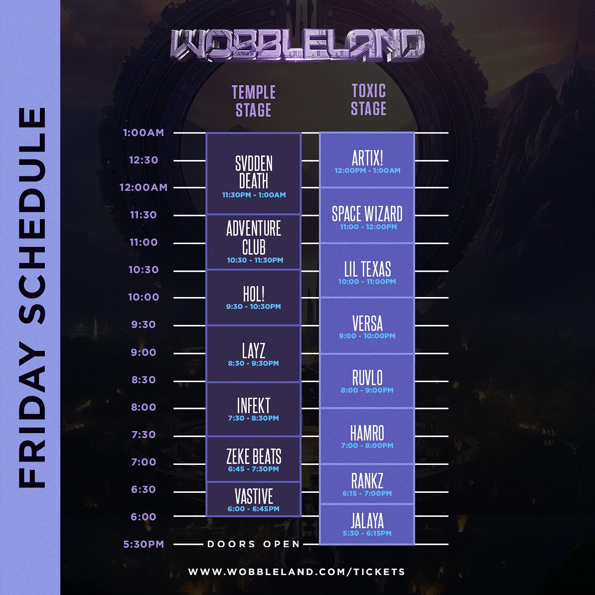 Wobbleland 2024 Set Times And Essential Info | EDM Identity