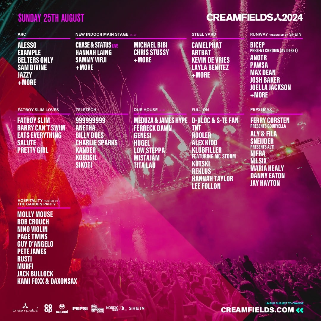 Creamfields Reveals Hundreds of Artists on 2024 Lineup | EDM Identity