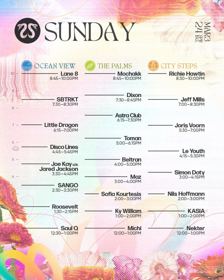 CRSSD Festival Spring 2024 Set Times And Essential Info | EDM Identity