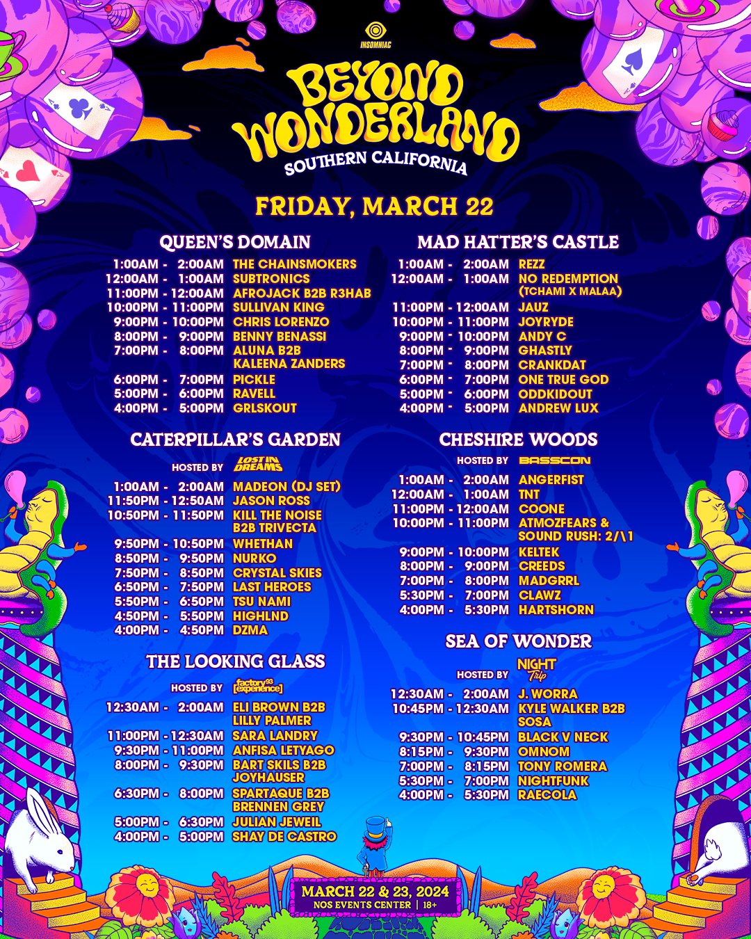 Beyond Wonderland SoCal 2024 Set Times And Essential Info | EDM Identity
