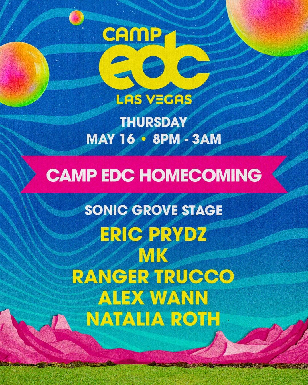 Camp EDC 2024 Pre-Party, Afters, And Pool Party Lineups Revealed | EDM Identity