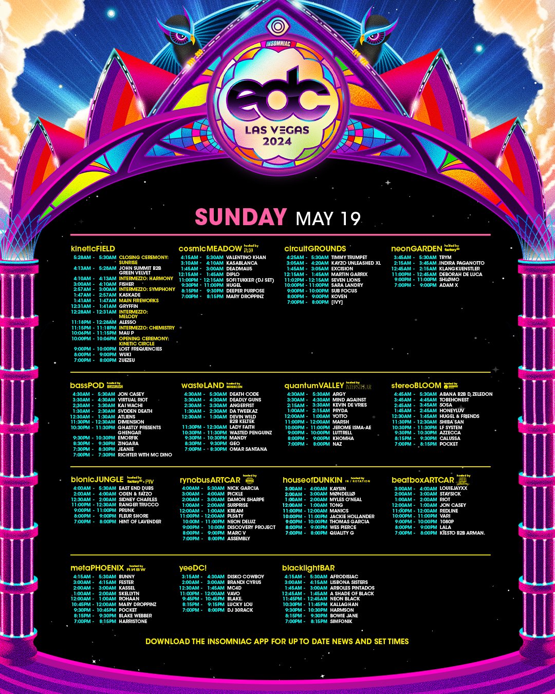EDC Las Vegas 2024 Set Times, Festival Map, And Essential Info | EDM ...
