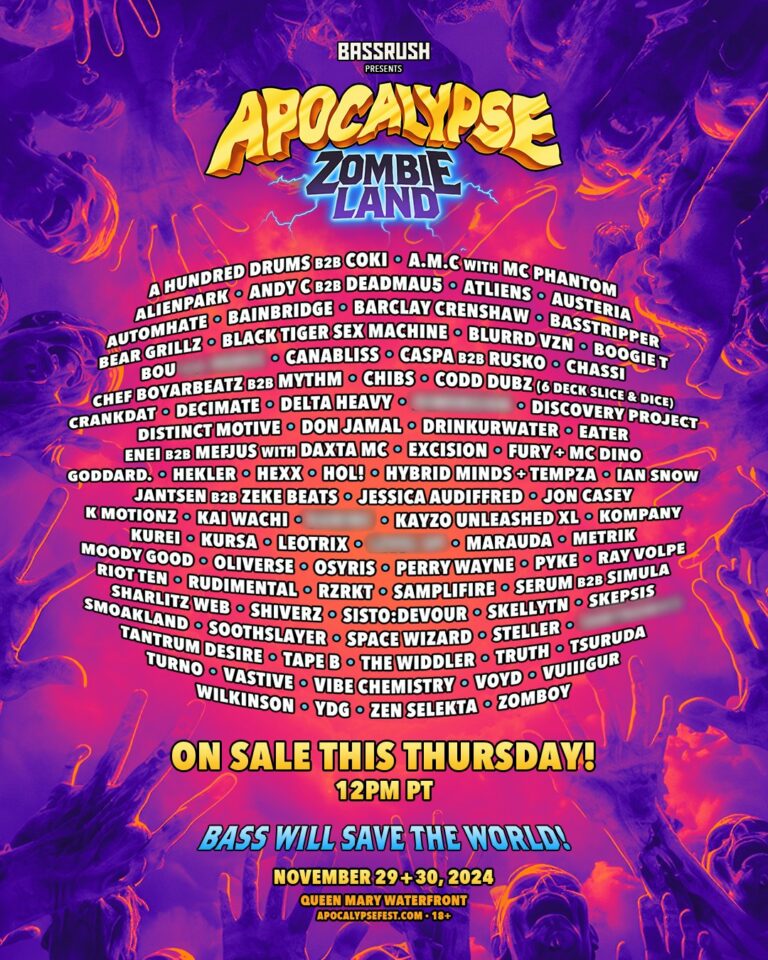 Apocalypse Zombieland Unveils Lineup for 2024 Edition | EDM Identity