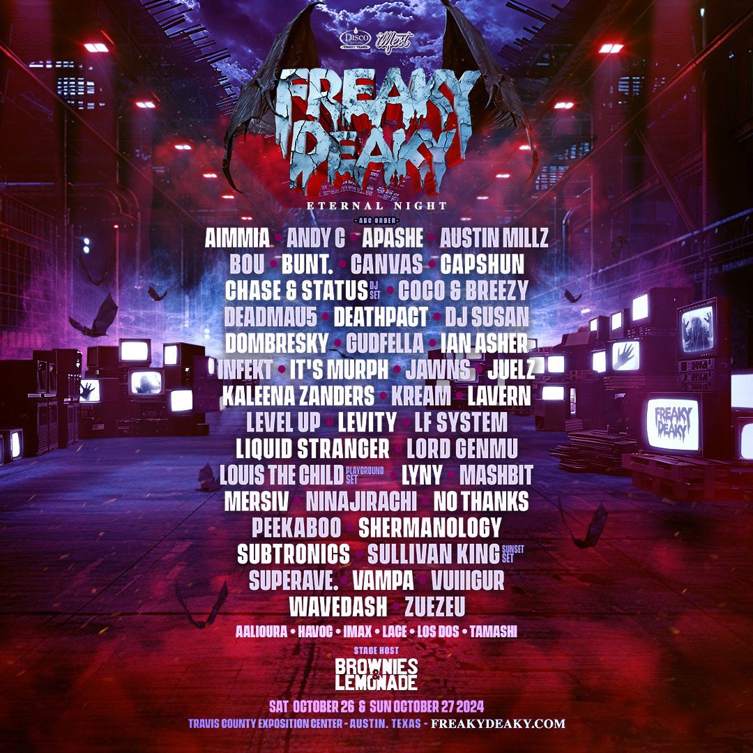 Freaky Deaky Drops Lineup For 2024 Edition | EDM Identity